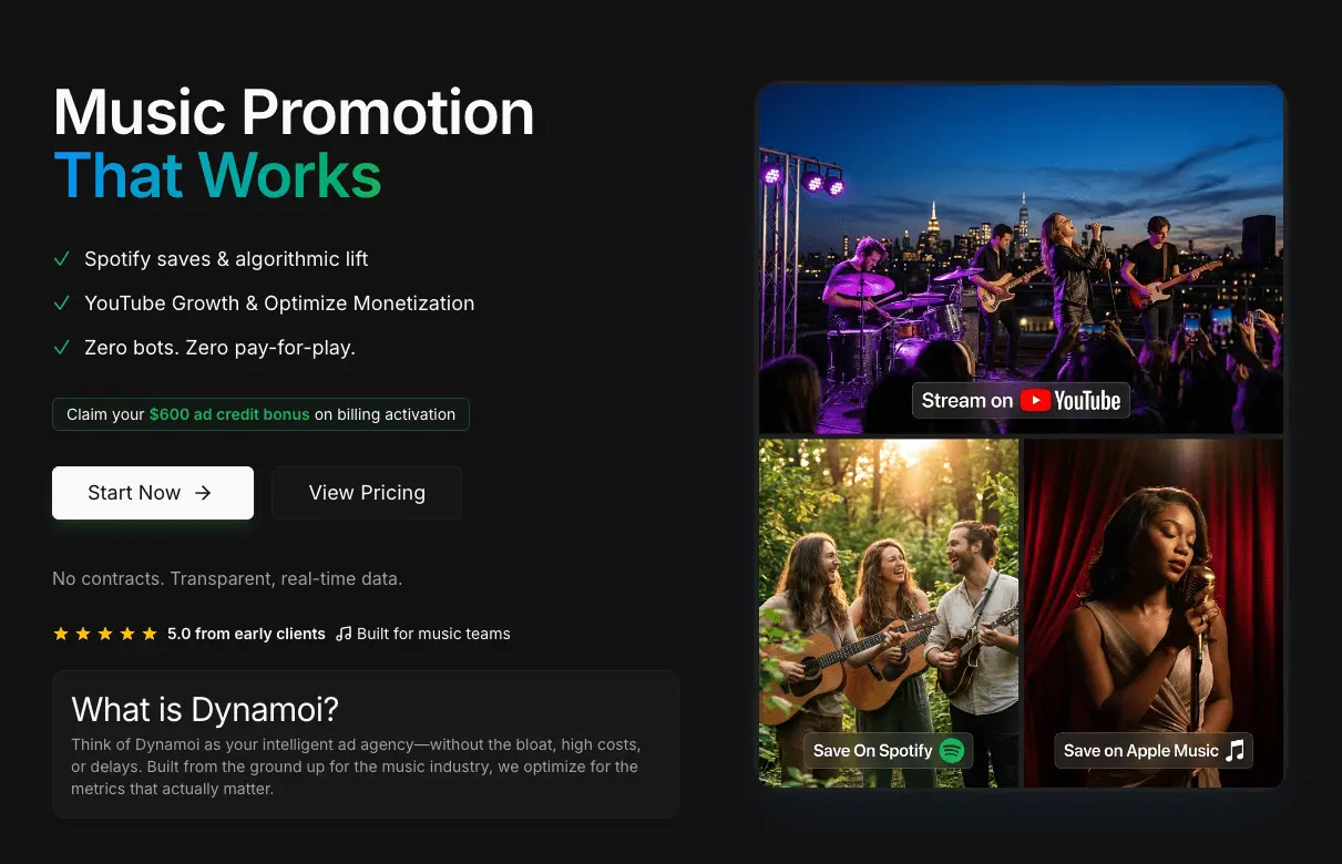 Dynamoi - Automated Music Promotion | PeerPush