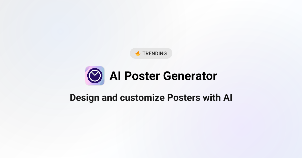 AI Poster Generator - Design and customize Posters with AI | PeerPush