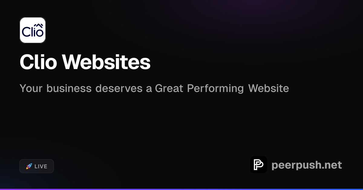 Clio Websites | PeerPush