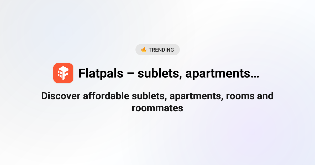 Flatpals – sublets, apartments, rooms | PeerPush