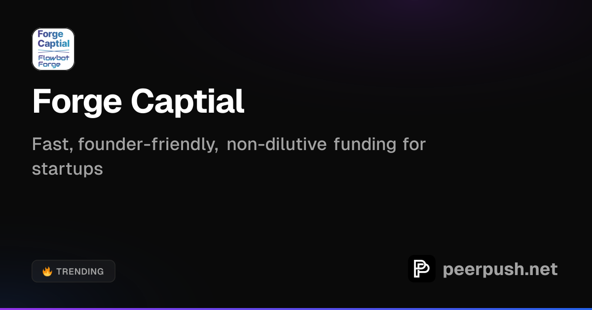Forge Captial | PeerPush