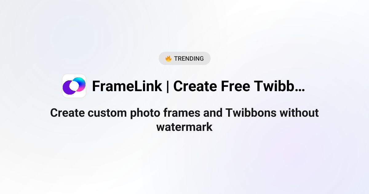 FrameLink | Create Free Twibbons - Create custom photo frames and ...