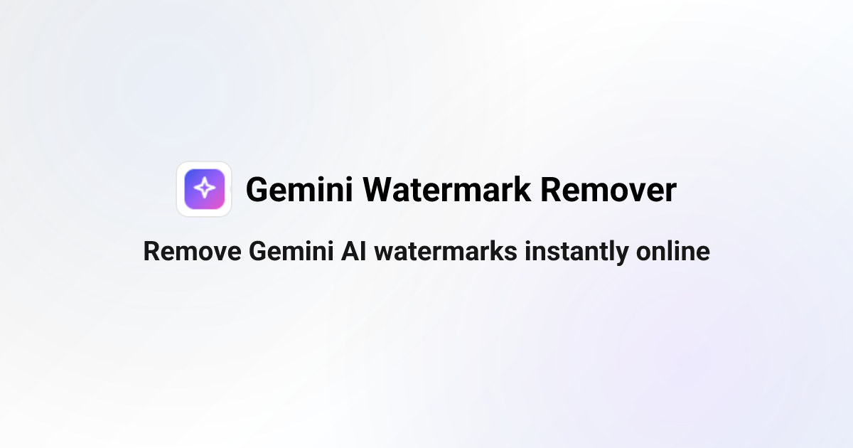 Gemini Watermark Remover | PeerPush