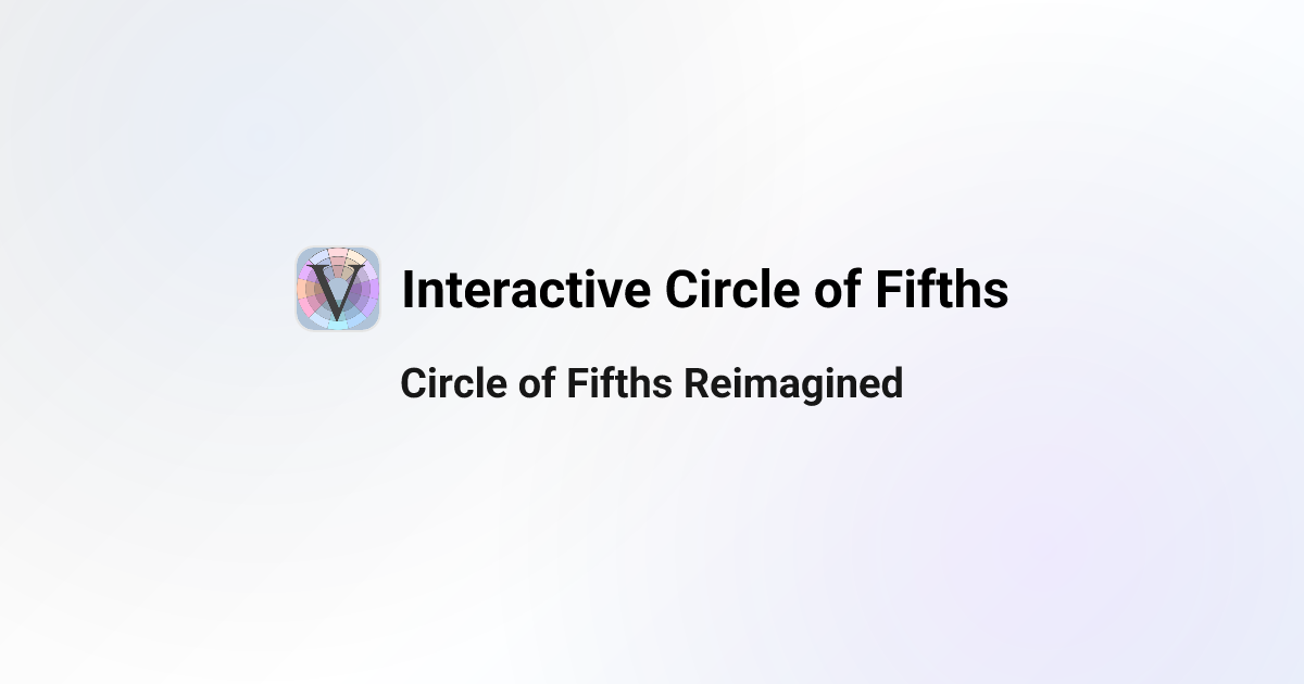 Interactive Circle of Fifths | PeerPush